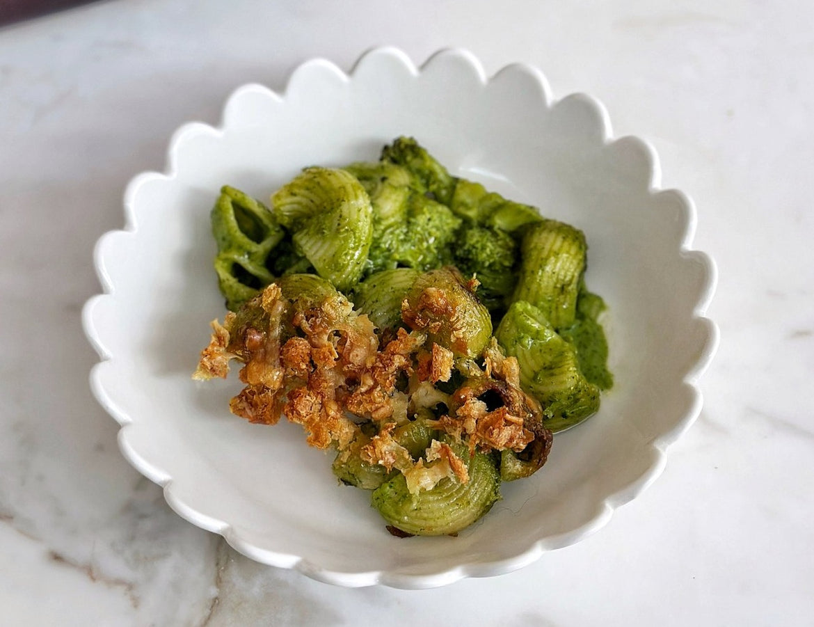 Saturday Night Pasta Green Cheesy Pasta Bake Recipe – Part&Parcel