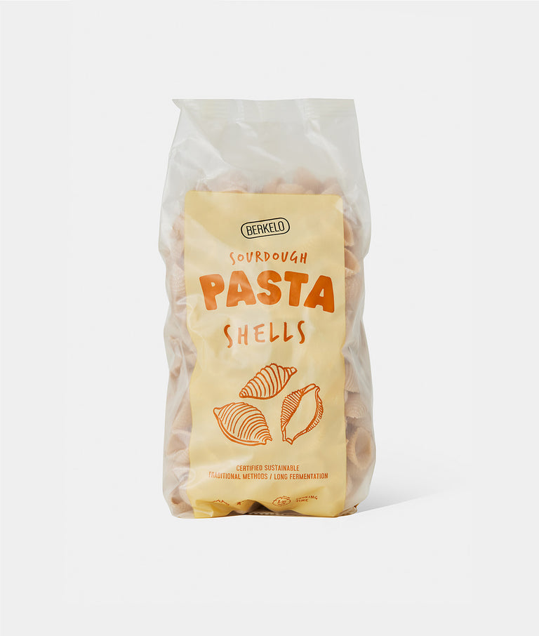 Sourdough Pasta Wholewheat Shells 400g by Berkelo - Part&Parcel