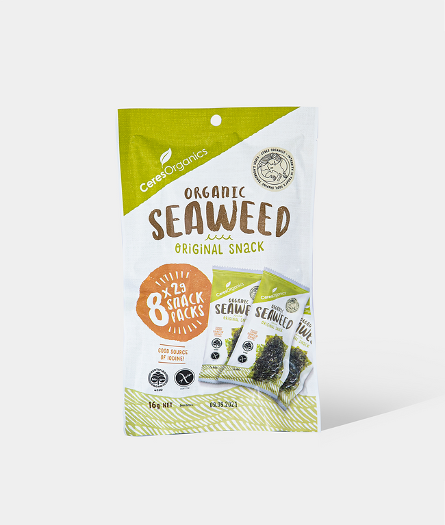 Organic Seaweed Original Snacks 8 Packs - Part&Parcel
