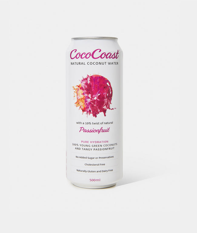 Coconut Water Passionfruit 500ml (BPA Free) by CocoCoast - Part&Parcel
