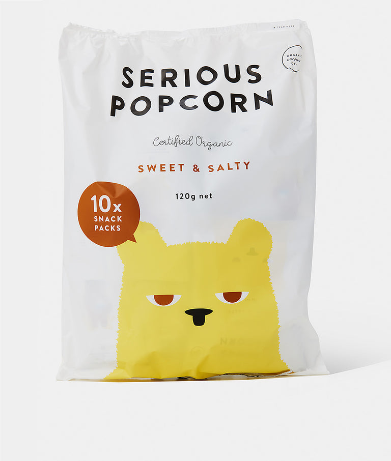 Serious Food Co. Sweet and Salty Popcorn Multipack 10x12g - Part&Parcel
