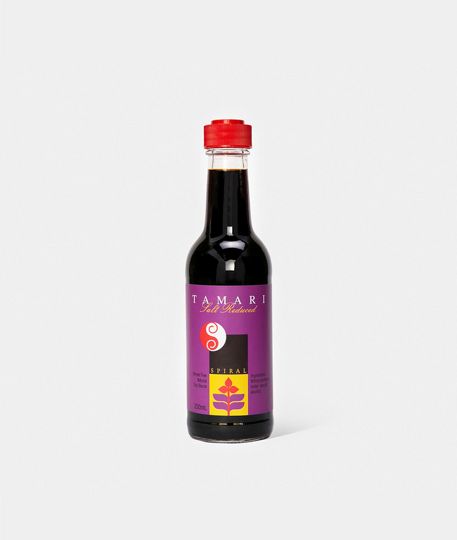 Tamari Soy Sauce Salt Reduced Gluten Free 250ml by Spiral Foods -Part ...